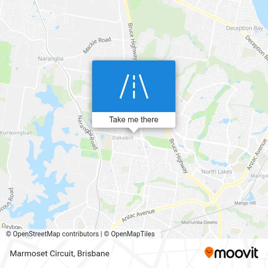 How to get to Marmoset Circuit, Dakabin by bus or train?