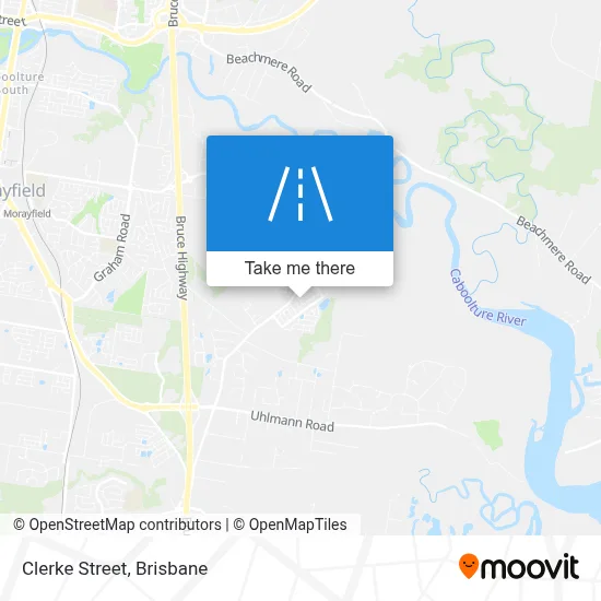 How to get to Clerke Street, Burpengary by