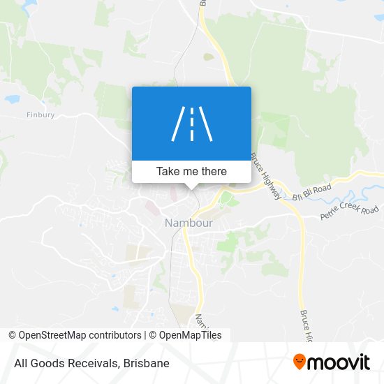 How to get to All Goods Receivals, Nambour by bus or train?
