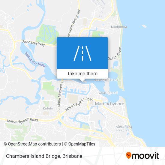 How to get to Chambers Island Bridge, Maroochydore by bus?