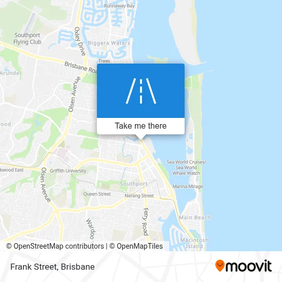 How to get to Frank Street, Southport by bus, light rail or train?