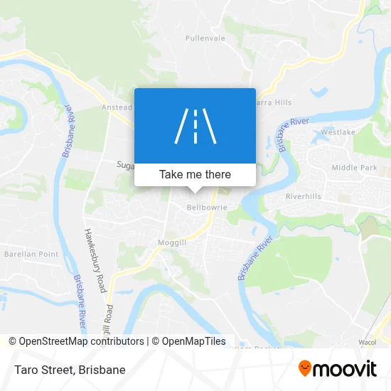 How to get to Taro Street, Bellbowrie by bus or train?