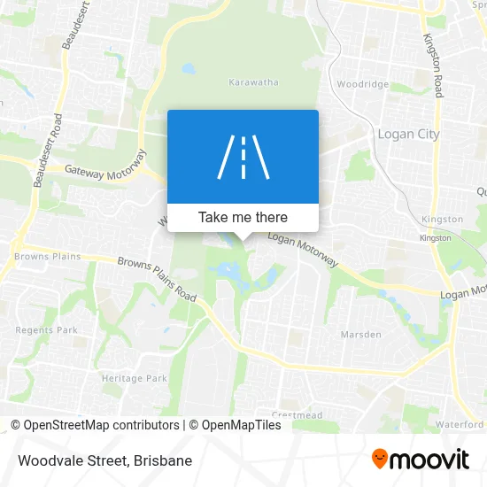 How to get to Woodvale Street, Berrinba by bus or train?