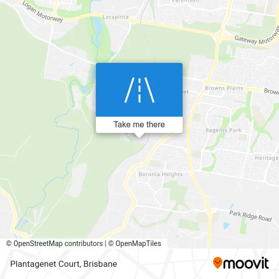 How to get to Plantagenet Court, Forestdale by bus?