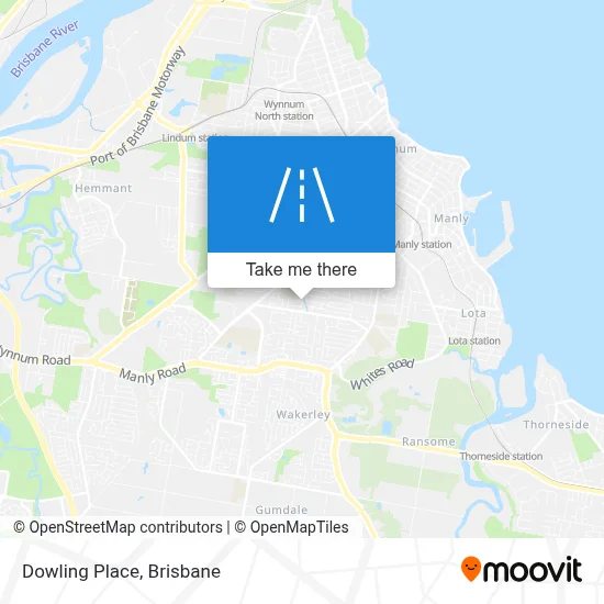 How to get to Dowling Place, Manly West by bus, ferry or train?