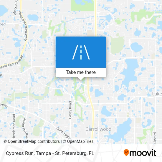 ¿Cómo llegar a Cypress Run, Carrollwood en autobús?