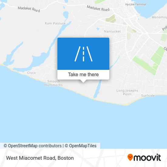 ¿Cómo llegar a West Miacomet Road, Boston en autobús?