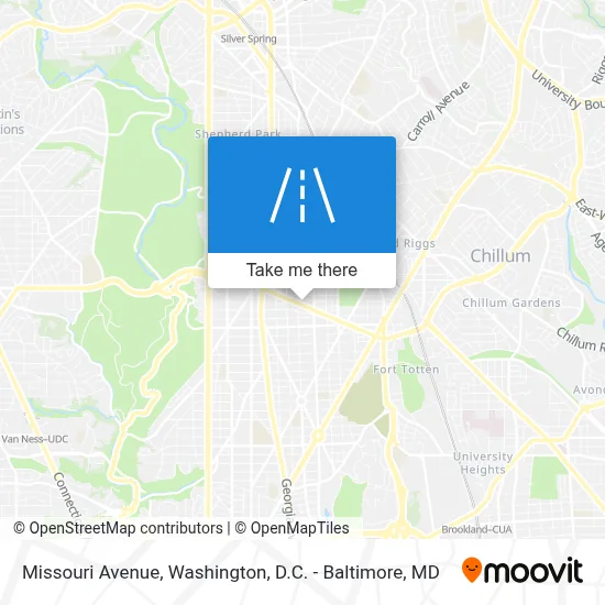 ¿Cómo llegar a Missouri Avenue, Washington en autobús o metro?