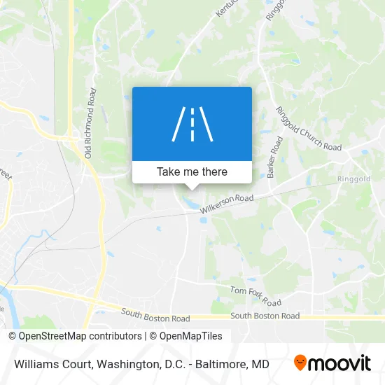 ¿Cómo llegar a Williams Court, Pittsylvania County en