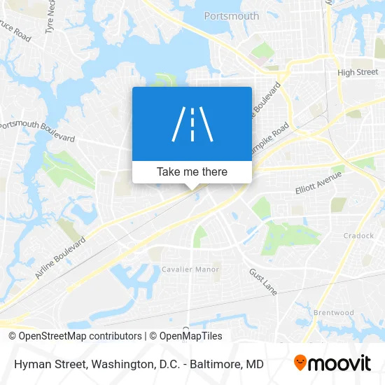 How to get to Hyman Street, Portsmouth City by bus?