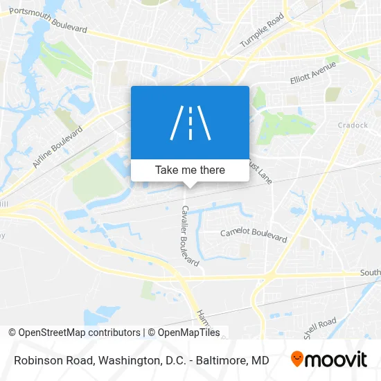 How to get to Robinson Road, Portsmouth City by bus?
