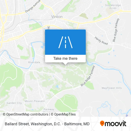 ¿Cómo llegar a Ballard Street, Roanoke County en autobús o tren?