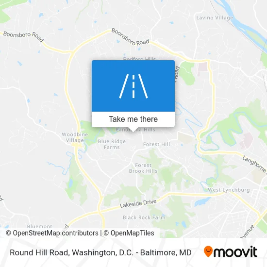 ¿Cómo llegar a Round Hill Road, Lynchburg en autobús o tren?