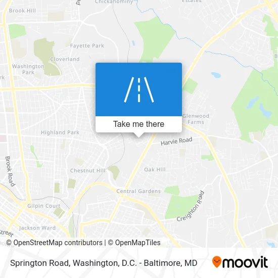 How to get to Springton Road, Henrico County by bus or train?