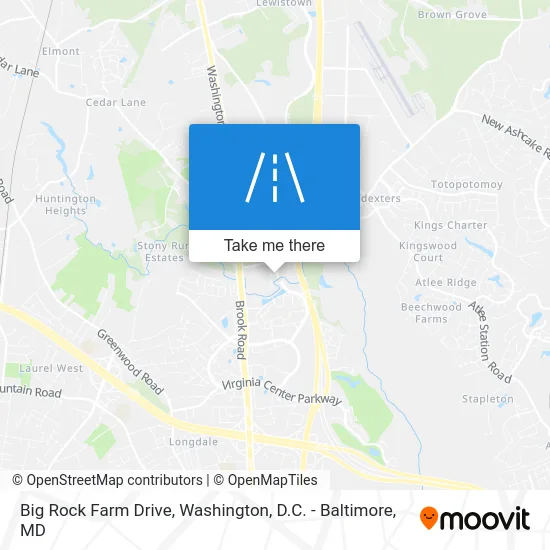 How to get to Big Rock Farm Drive, Hanover County by bus?