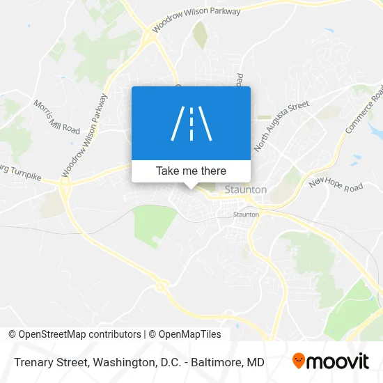¿Cómo llegar a Trenary Street, Staunton en autobús o tren?