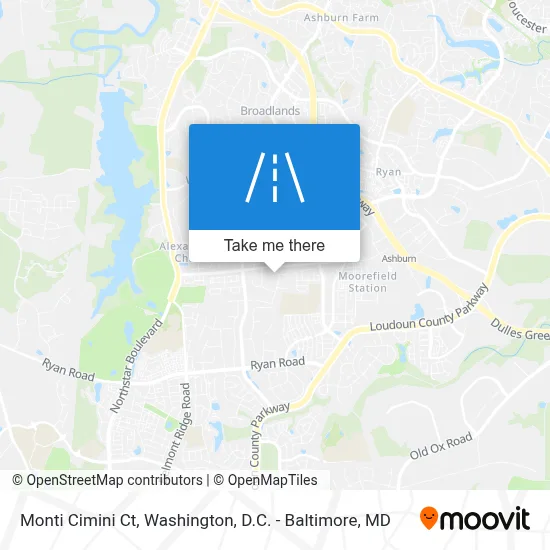 ¿Cómo llegar a Monti Cimini Ct, Loudoun County en autobús o metro?
