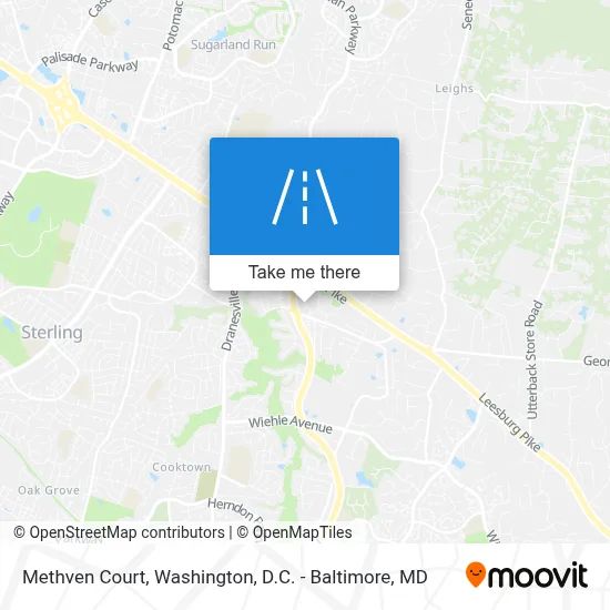 ¿Cómo llegar a Methven Court, Fairfax County en autobús o metro?