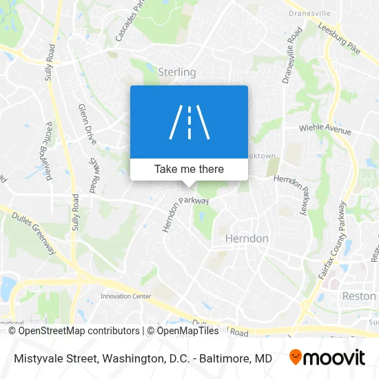 ¿Cómo llegar a Mistyvale Street, Fairfax County en autobús o metro?