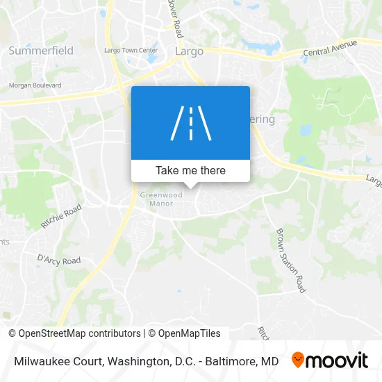 ¿Cómo llegar a Milwaukee Court, Prince George's County en autobús o metro?