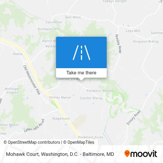 ¿Cómo llegar a Mohawk Court, Washington, D.C. - Baltimore, MD en ...