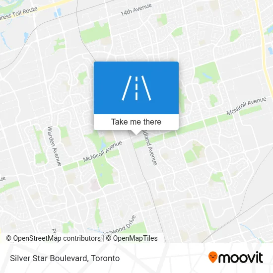 How to get to Silver Star Boulevard, Toronto by bus or train?