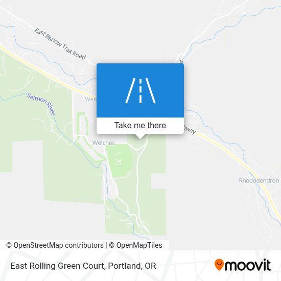 ¿Cómo llegar a East Rolling Green Court, Portland, OR en autobús?