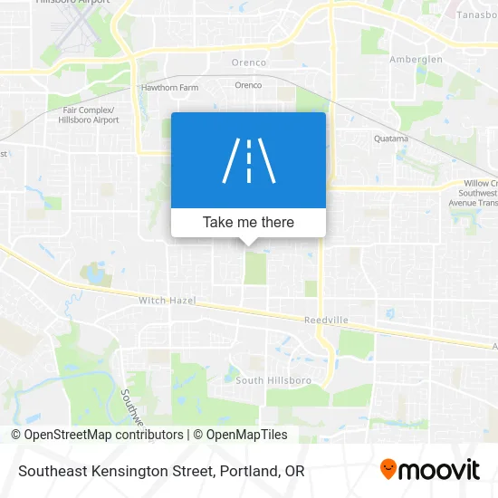 How to get to Southeast Kensington Street, Hillsboro by bus or light rail?