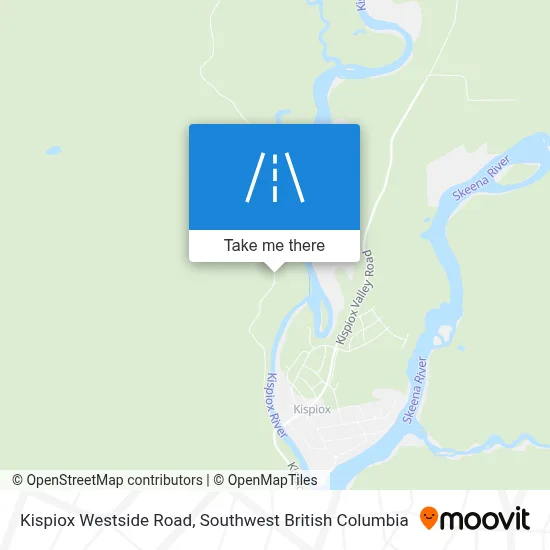 Comment aller à Kispiox Westside Road, Southwest British Columbia en