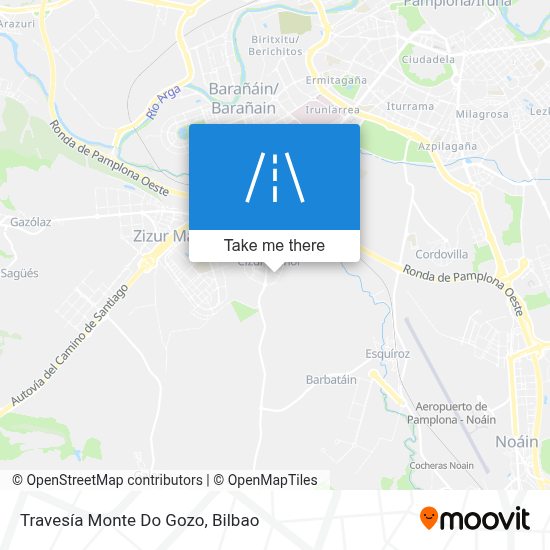 How to get to Travesía Monte Do Gozo, Bilbao by bus or train?