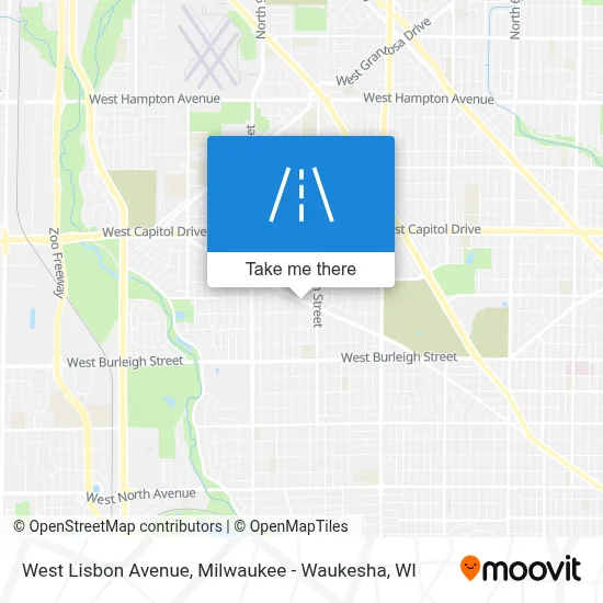 How to get to West Lisbon Avenue, Milwaukee - Waukesha, WI by bus?