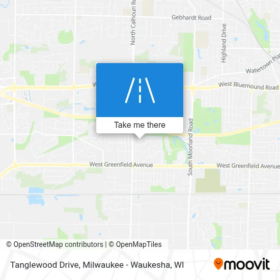 ¿Cómo llegar a Tanglewood Drive, Brookfield en autobús?