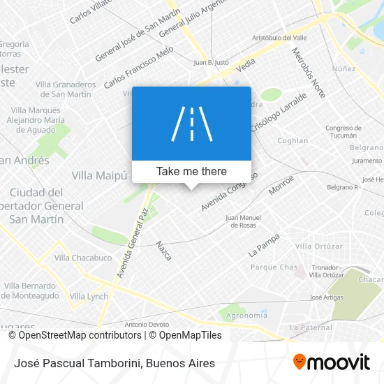 ¿Cómo llegar a José Pascual Tamborini, Distrito Federal en Colectivo ...
