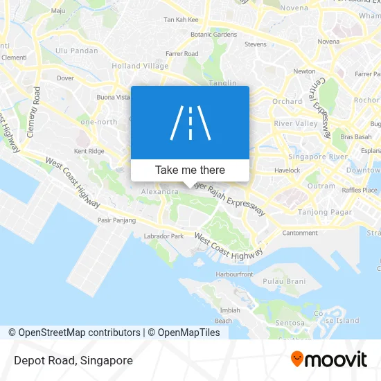 How to get to Depot Road, Southwest by bus or metro?