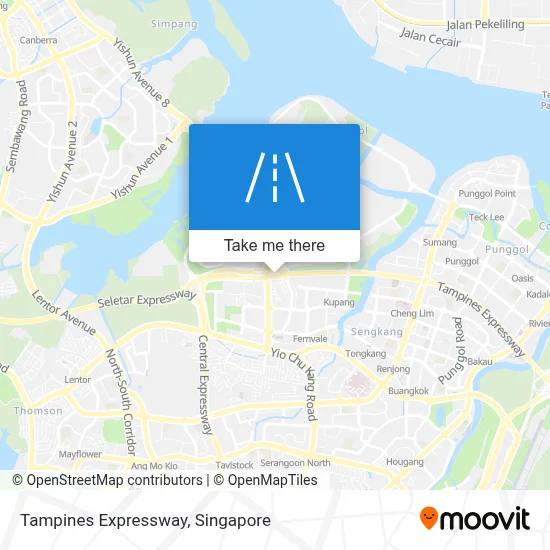 How to get to Tampines Expressway, Singapore by bus or metro?