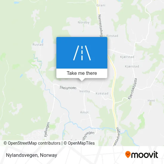 How to get to Nylandsvegen, Gjerdrum by bus?