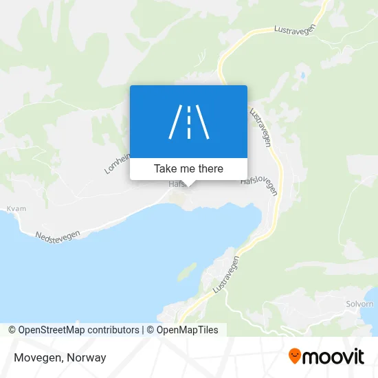 How to get to Movegen, Luster by bus or ferry?