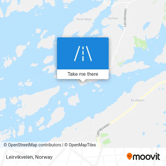 How to get to Leirvikveien, Norway by bus or ferry?