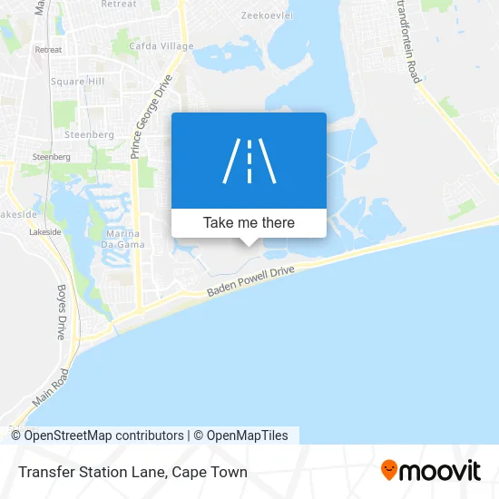 How to get to Transfer Station Lane, Simon Town by train or bus?