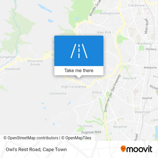 How to get to Owl's Rest Road, Wynberg by bus or train?