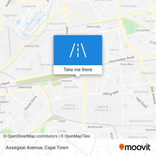 How to get to Assegaai Avenue, Wynberg by train or bus?