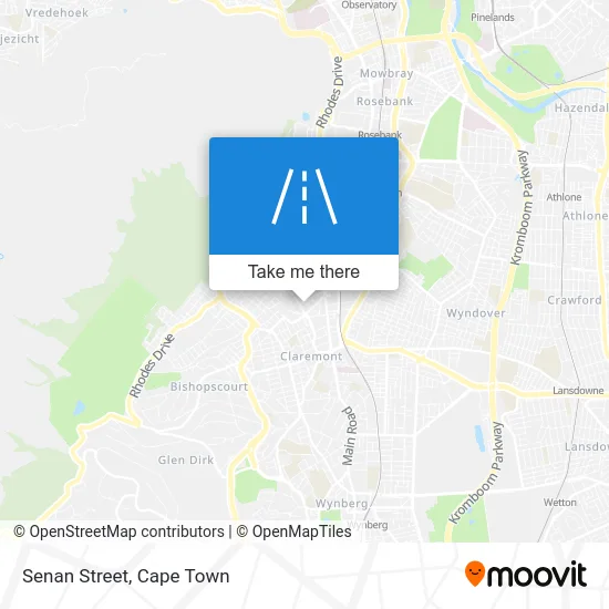 How to get to Senan Street, Wynberg by train or bus?