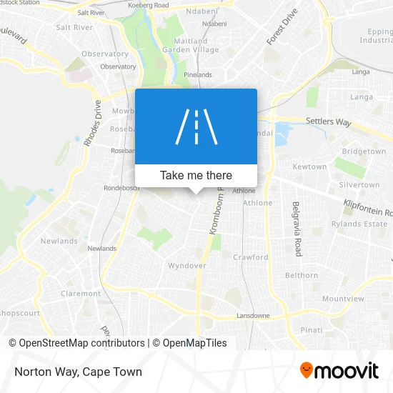 How to get to Norton Way, Wynberg by train or bus?