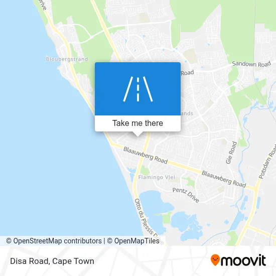 How to get to Disa Road, Cape by bus or train?