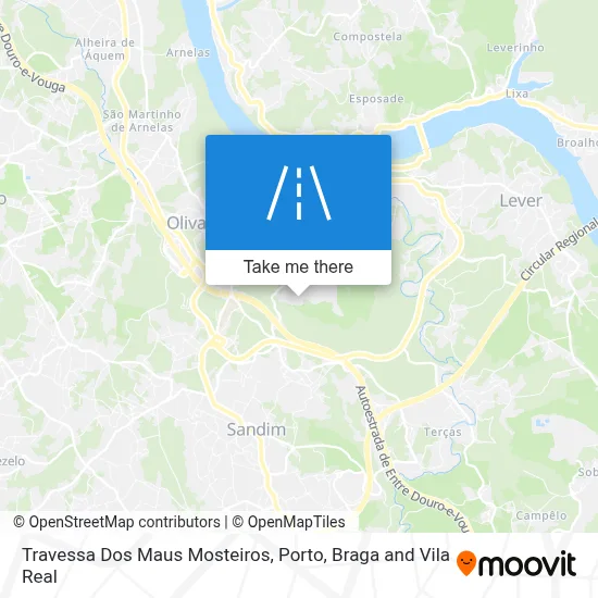 Como chegar ao Travessa Dos Maus Mosteiros, Sandim, Olival, Lever e ...