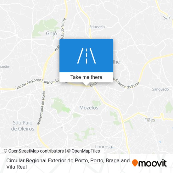 Como chegar ao Circular Regional Exterior do Porto, Mozelos por ...