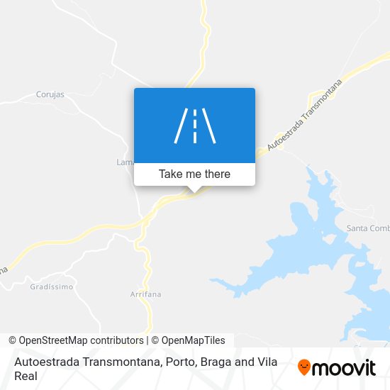 Como chegar ao Autoestrada Transmontana, Podence e Santa Combinha por