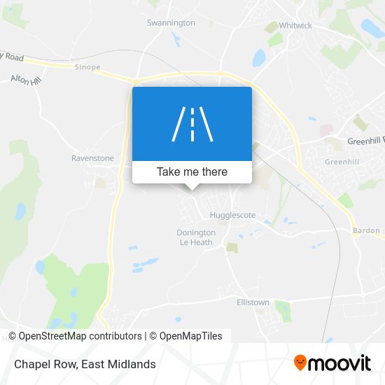 Chapel Row, North West Leicestershire | Public Transport