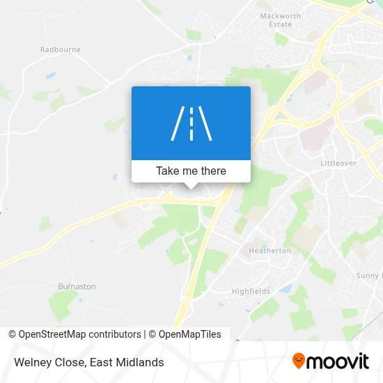 How to get to Welney Close, Derby by bus?
