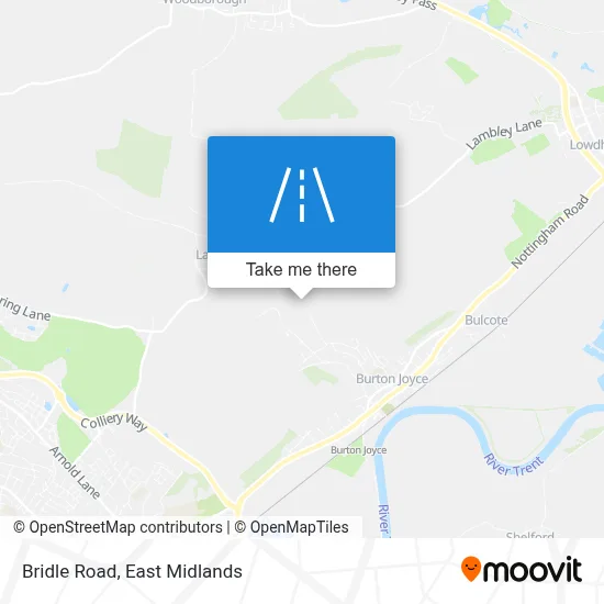 How to get to Bridle Road, Gedling by bus, train or light rail?